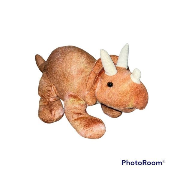 Discovery | Toys | Discovery Kids Triceratops Plush With Roaring Sound ...